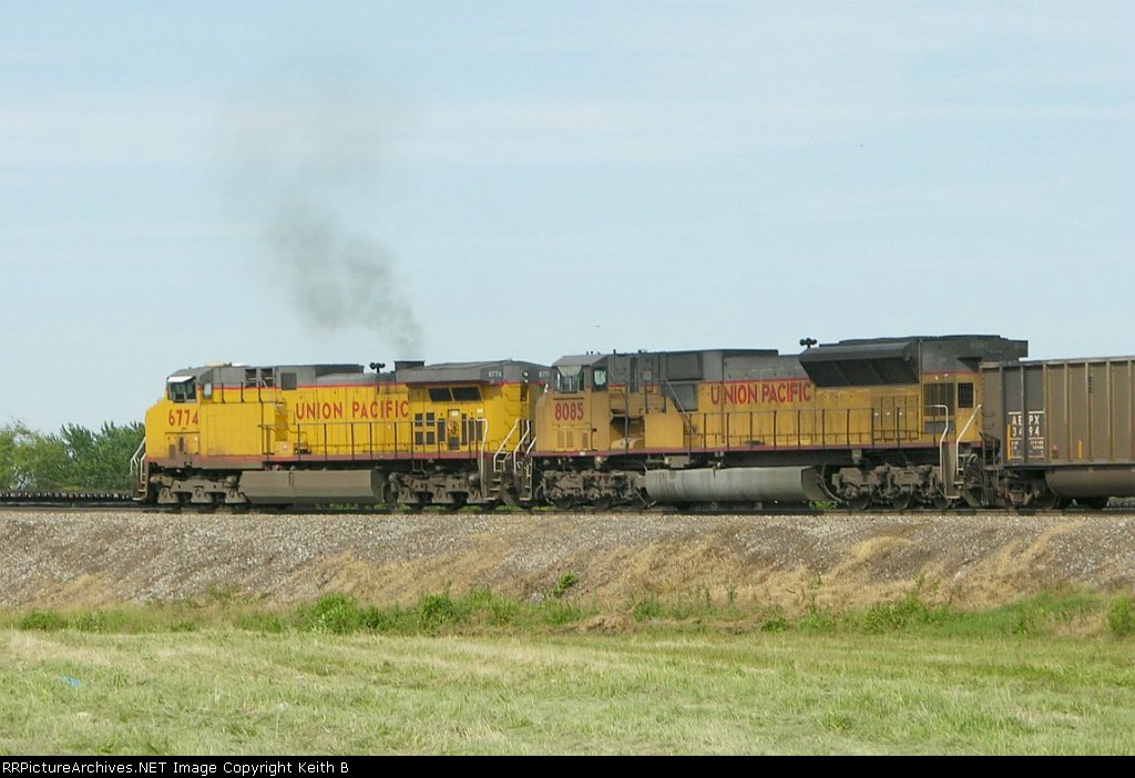 UP 6774 and 8085